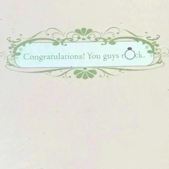 Party Supplies | Congratulations You Guys Rock Wedding Card | Poshmark